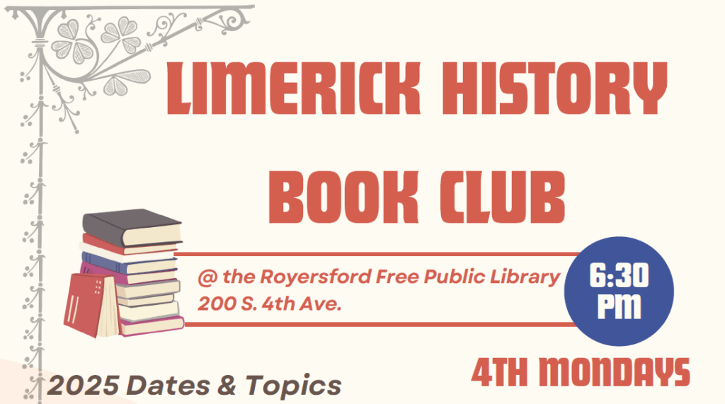 Limerick PA History Book Club - Limerick Township Historical Society